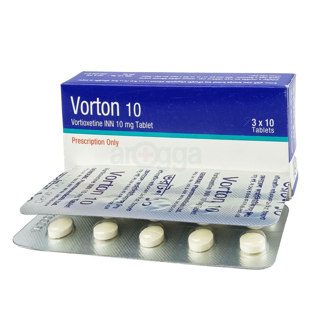 Vorton 10mg tablet - Arogga Online Pharmacy