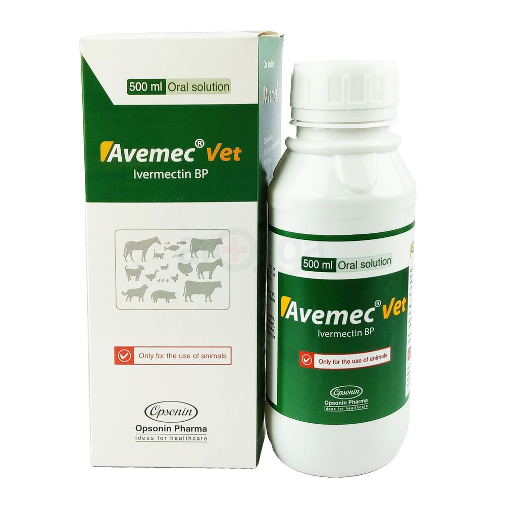 Avemec Vet 500ml Solution - Arogga Online Pharmacy