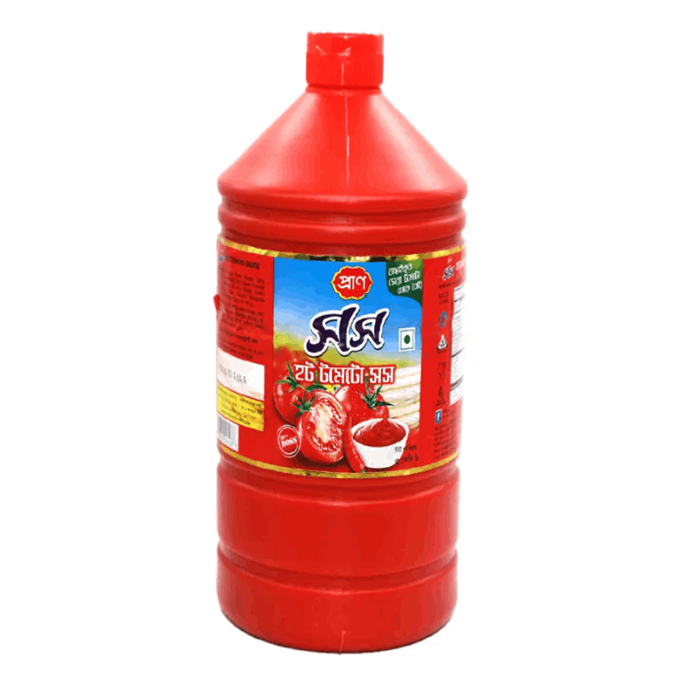Pran Hot Tomato Sauce Plastic Jar 3kg - Arogga Ltd