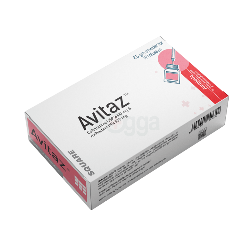 Avitaz 2gm+0.5gm/Vial injection - Arogga Online Pharmacy