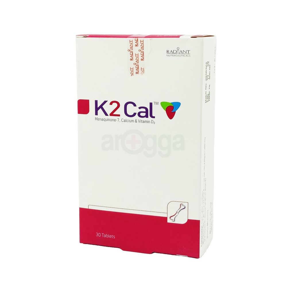 K2Cal 45mcg+500mg+1000IU tablet - Arogga Online Pharmacy
