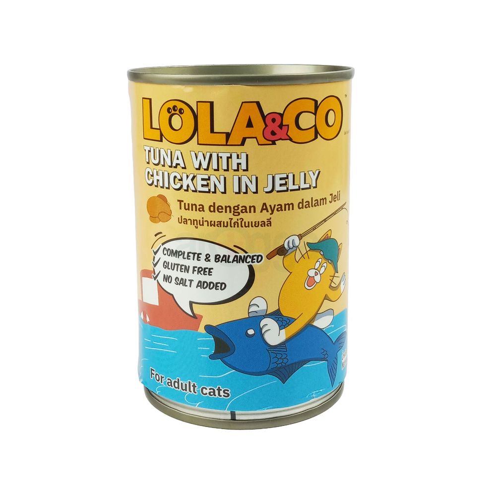 Lola & Co Can Tuna with Chicken in Jelly 400gm - Arogga Online Pharmacy