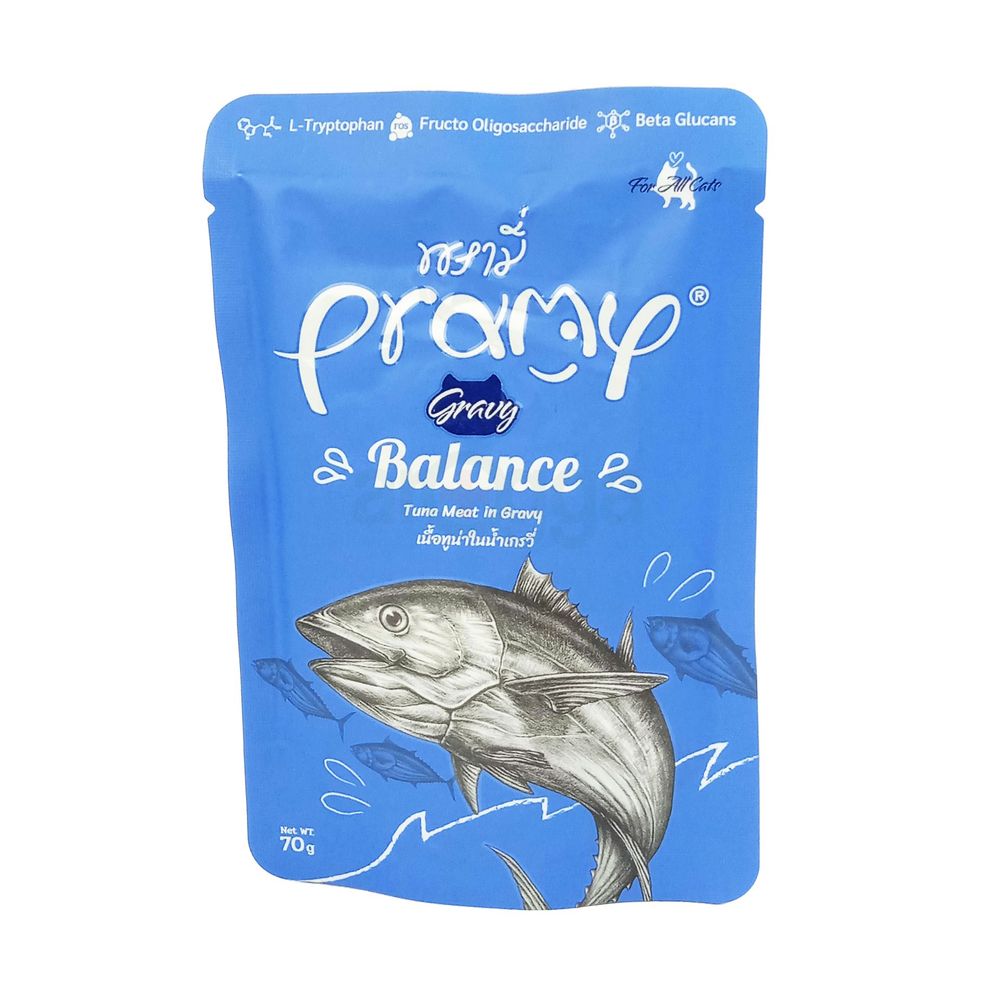 Pramy BALANCE Pouch Tuna Meat in Gravy for All Cats70gm - Arogga Online Pharmacy