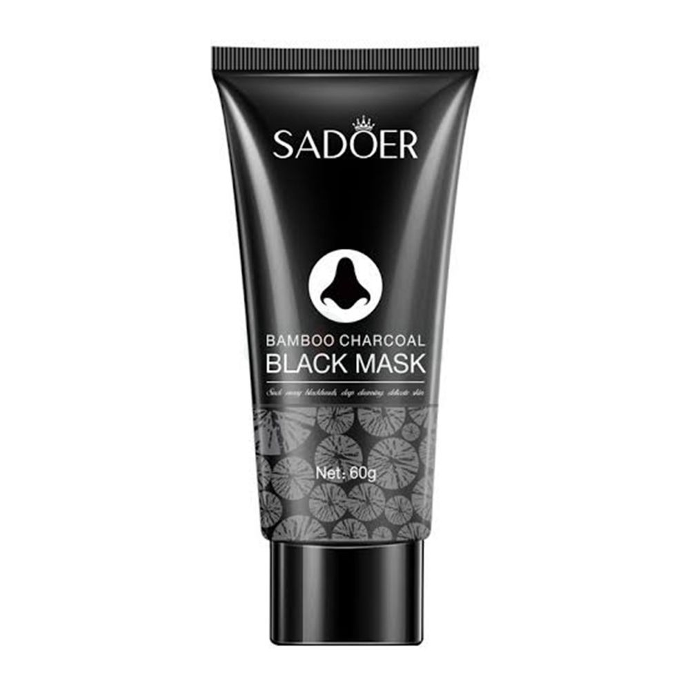 Sadoer Bamboo Charcoal Black Mask - 60g - Arogga Beauty Store
