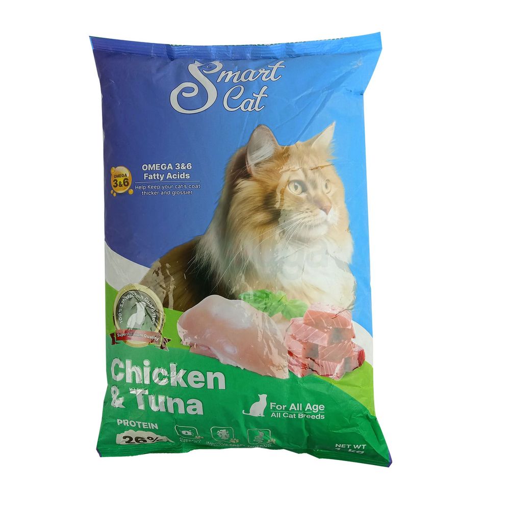 SmartCat Dry Cat Food Chicken & Tuna 1KG - Arogga Online Pharmacy