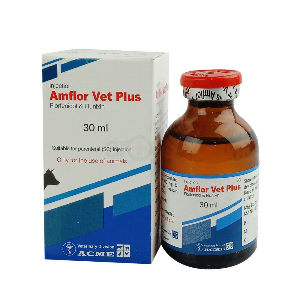 Amflor Vet Plus 30ml - Arogga Online Pharmacy
