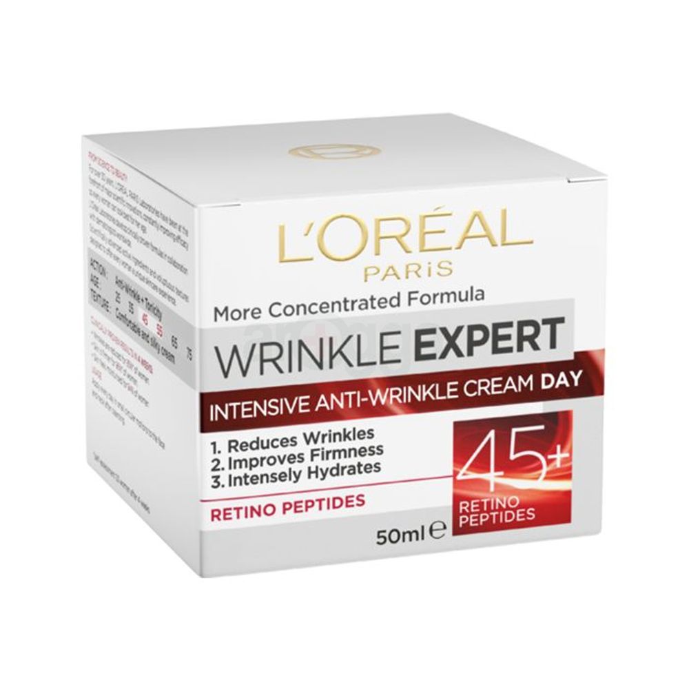 Loreal Paris Wrinkle Expert Anti-Wrinkle Intensive Day Cream with 45 ...