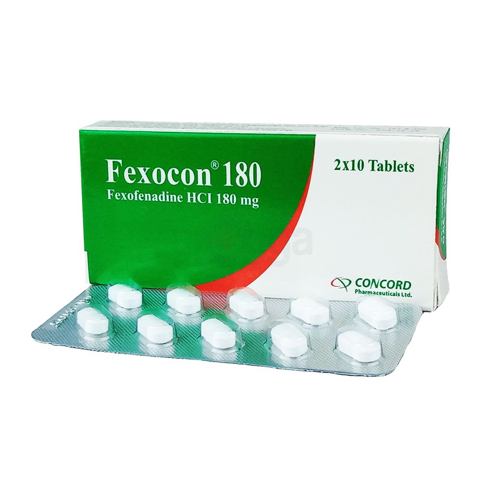 Fexocon 180mg Tablet - Arogga Online Pharmacy