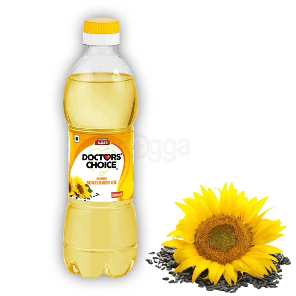 Doctors' Choice Refined Sunflower Oil - 500ml price in Bangladesh | Arogga
