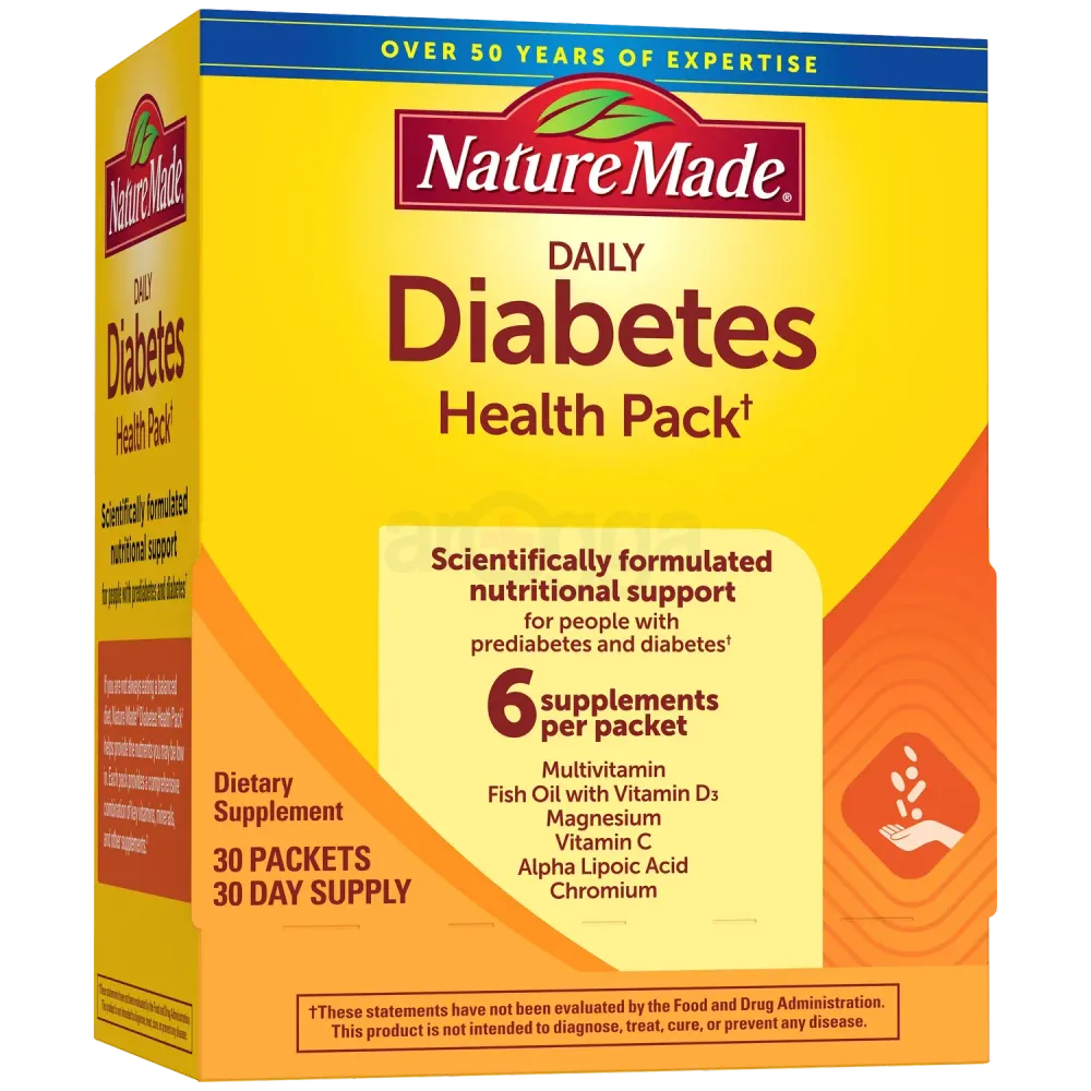 Nature Made Daily Diabetes Health Pack, 60 Count - Arogga Online Pharmacy