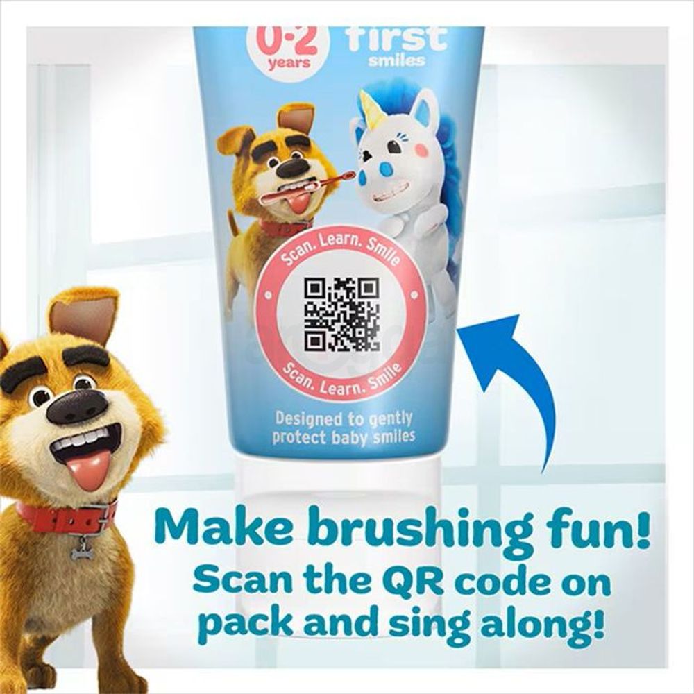Colgate First Smiles Strawberry Flavour Toothpaste (0 to 2 Years ...