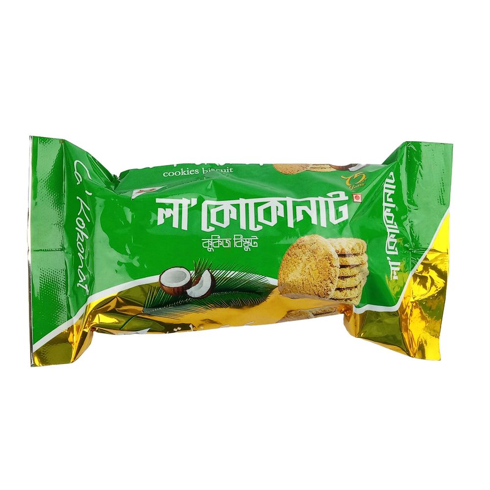 La' Kokonat Cookies Biscuit (Haque) 100gm - Arogga Ltd