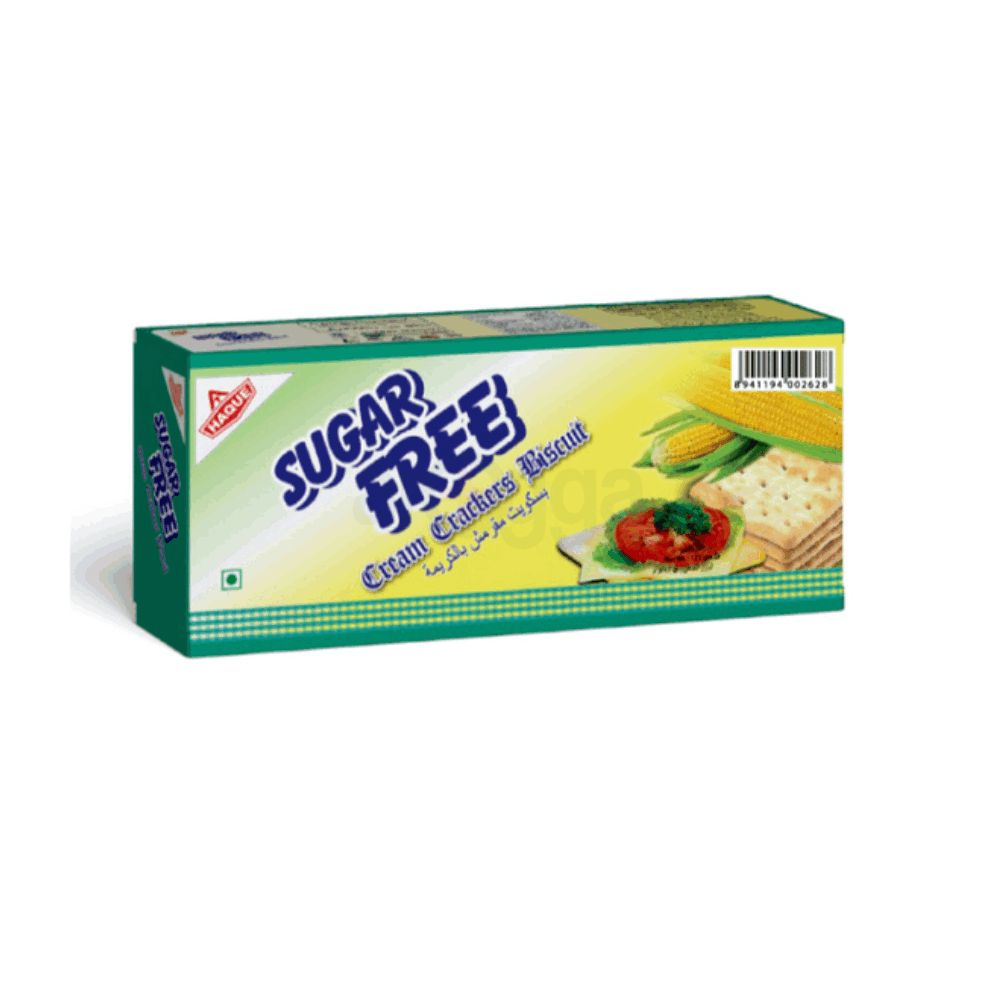 Sugar Free Cream Crackers Biscuit (Haque) 125gm - Arogga Ltd