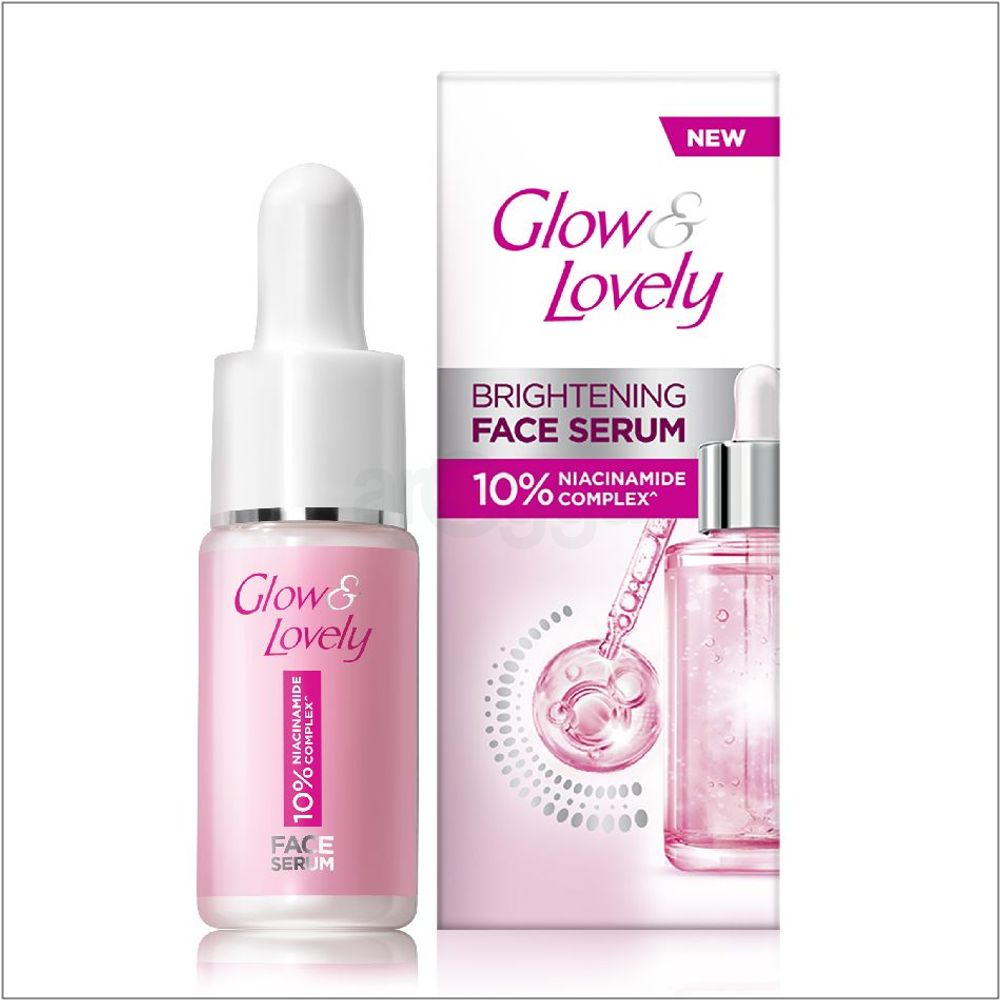Glow and Lovely Brightening Face Serum with 10% Niacinamide Complex ...