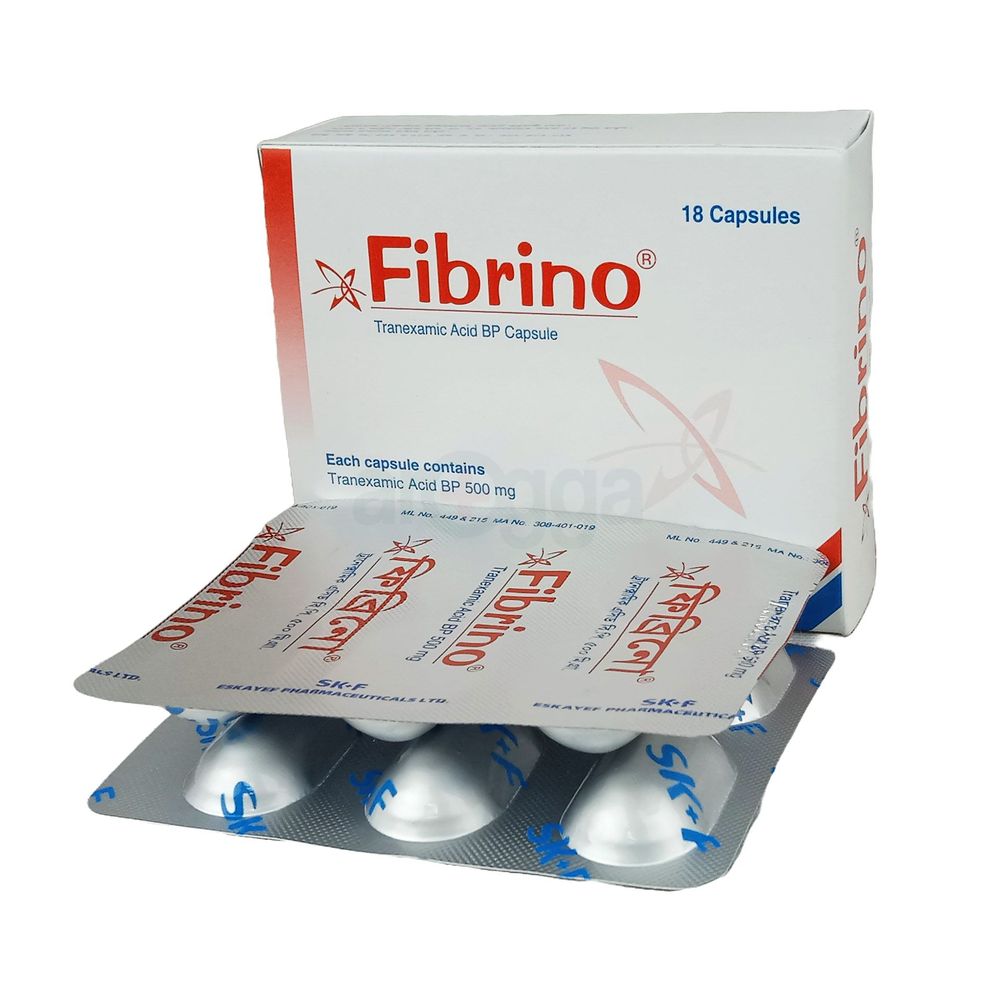 Fibrino 500mg Capsule - Arogga Online Pharmacy