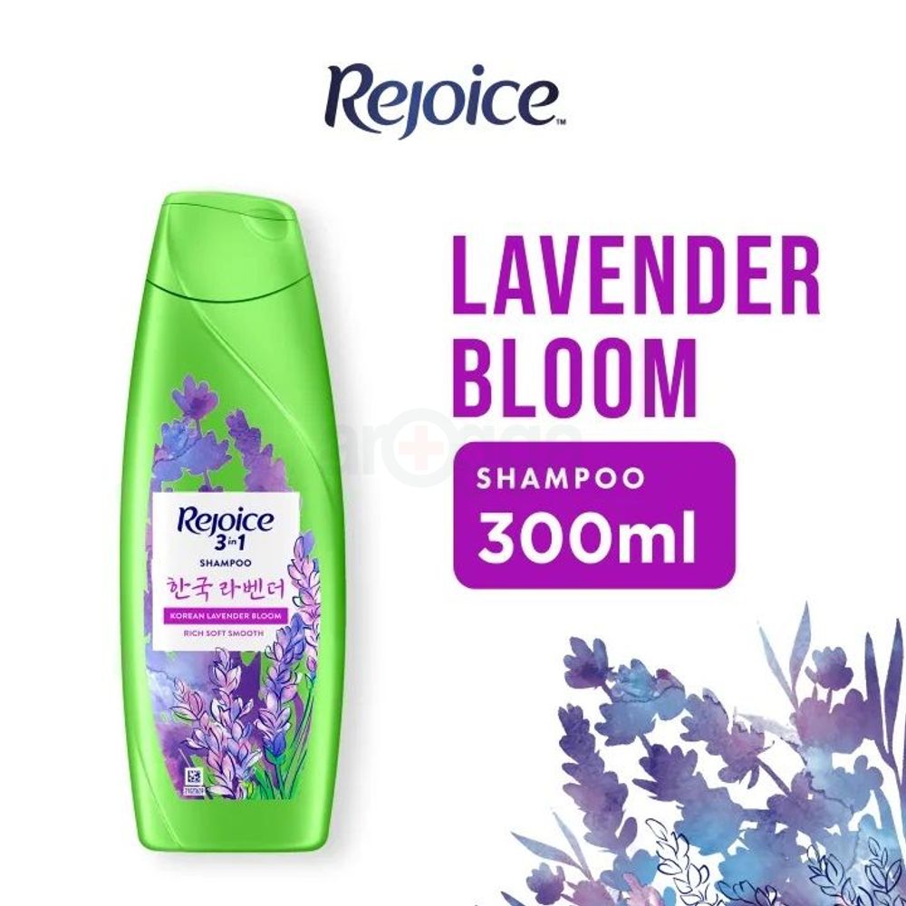 Rejoice 3 in 1 Shampoo with Korean Lavender Bloom 300ml - Arogga Beauty ...