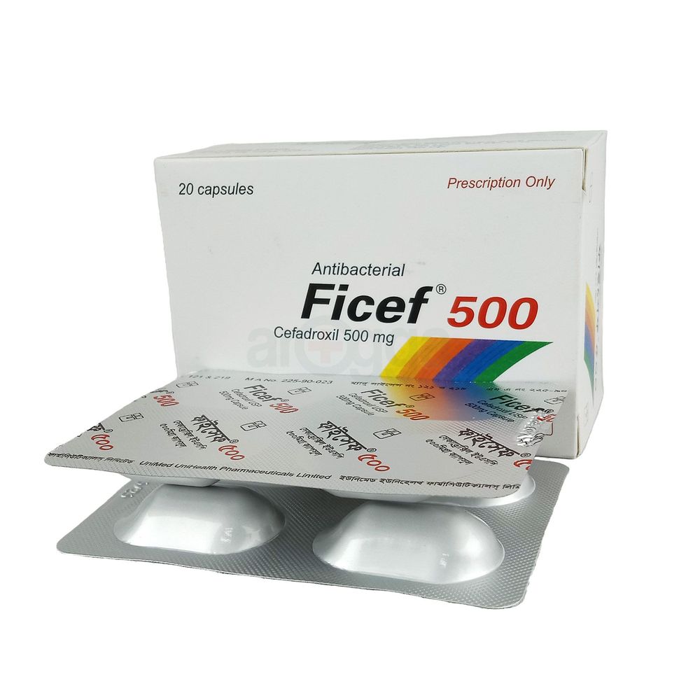 Ficef 500mg Capsule - Arogga Online Pharmacy
