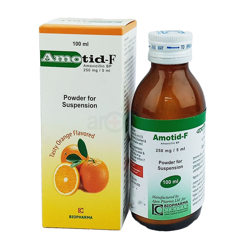 Amotid-F 125mg/5ml powder_for_suspension - Arogga Online Pharmacy