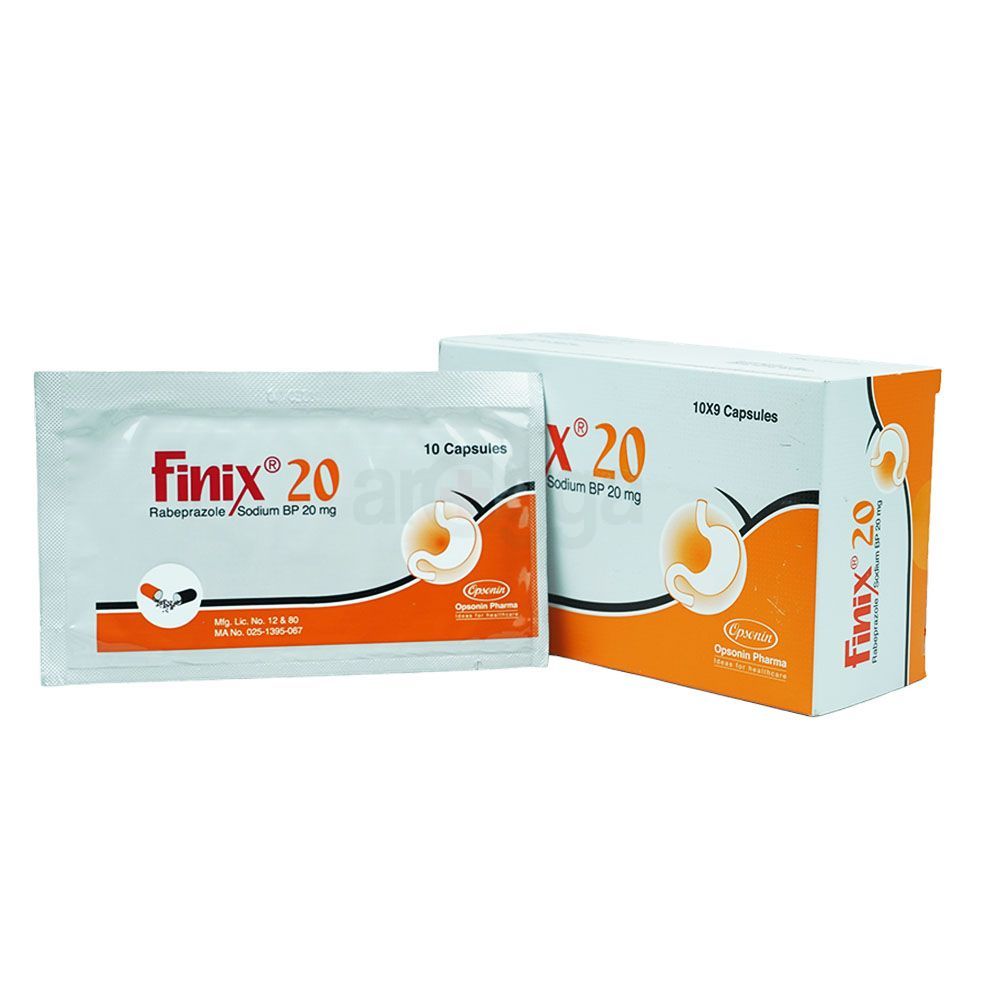 Finix 20mg Capsule - Arogga Online Pharmacy
