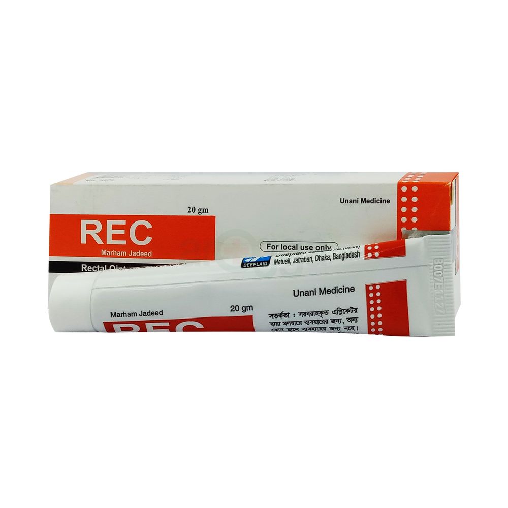 Rec Rectal Ointment 20gm 20gm ointment - Arogga Online Pharmacy