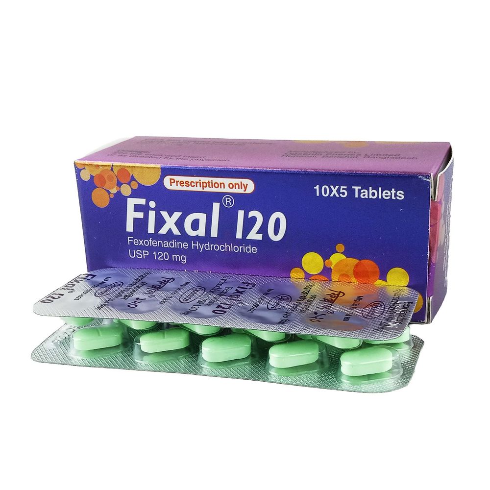 Fixal 120mg Tablet - Arogga Online Pharmacy