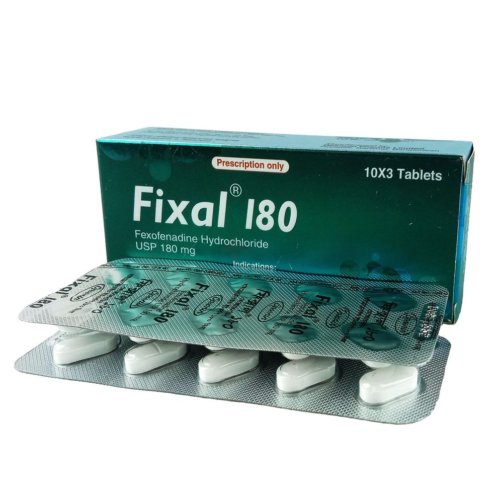 Fixal 180mg Tablet - Arogga Online Pharmacy
