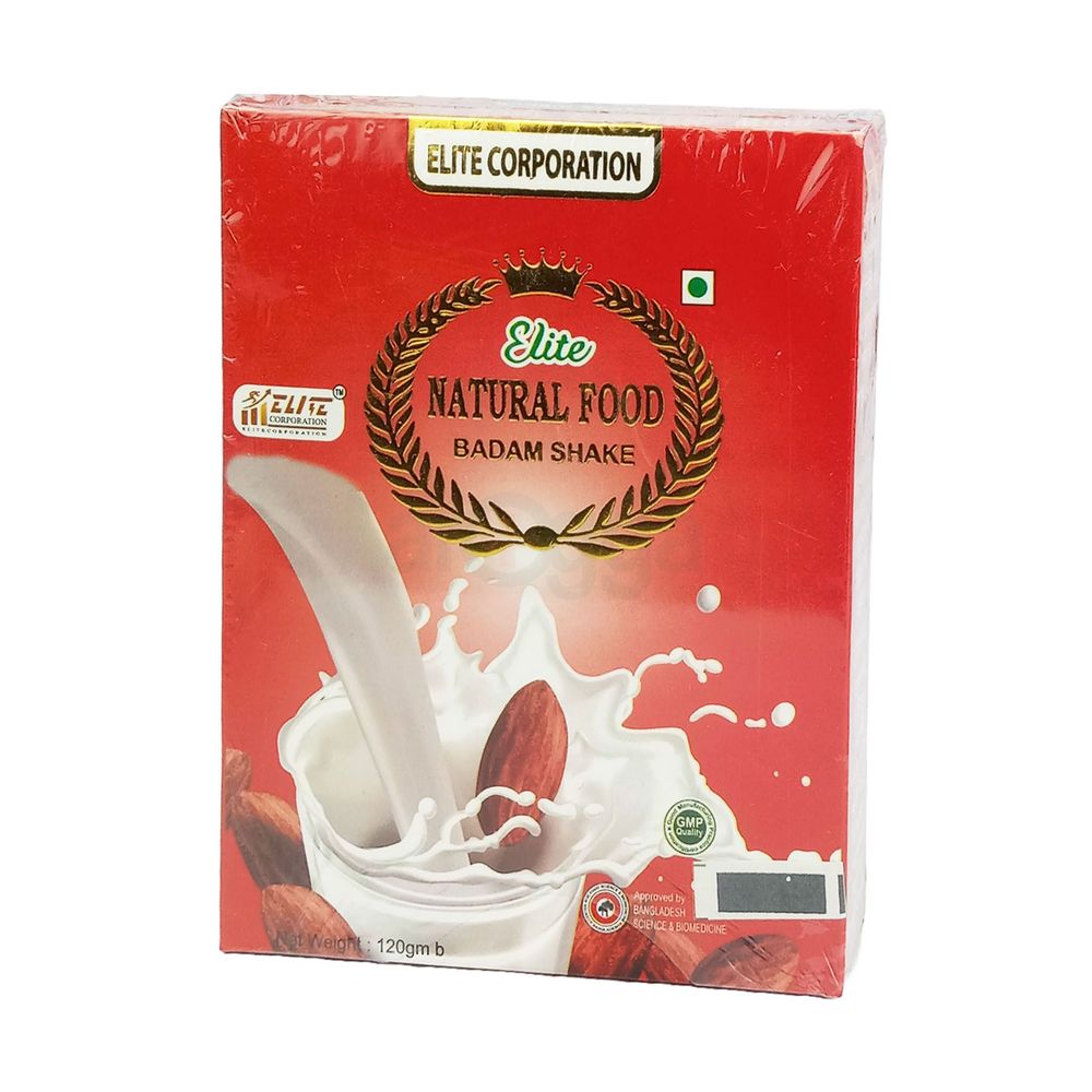 Elite Natural Food Badam Shake 120gm 120gm powder - Arogga Online Pharmacy