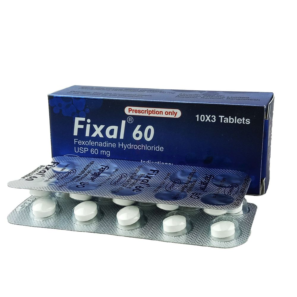 Fixal 60mg Tablet - Arogga Online Pharmacy