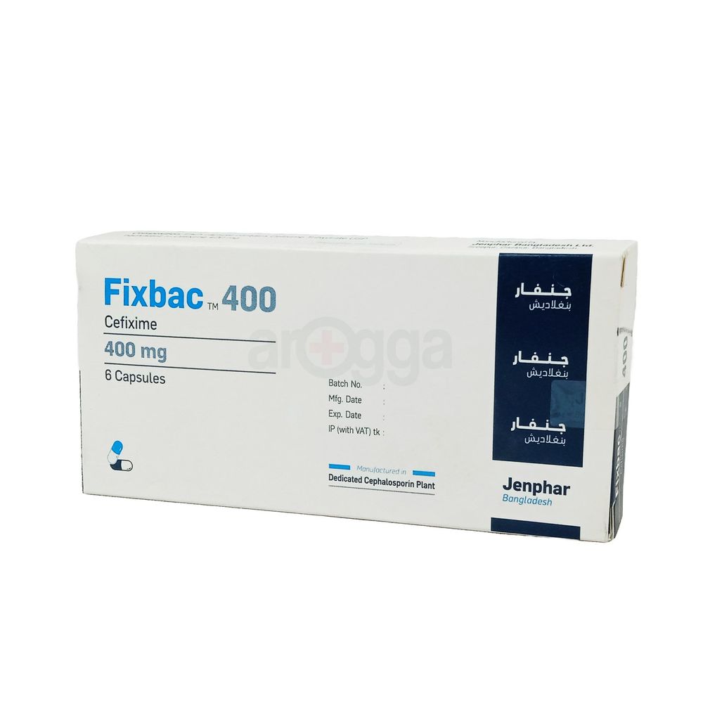 Fixbac 400mg Capsule - Arogga Online Pharmacy