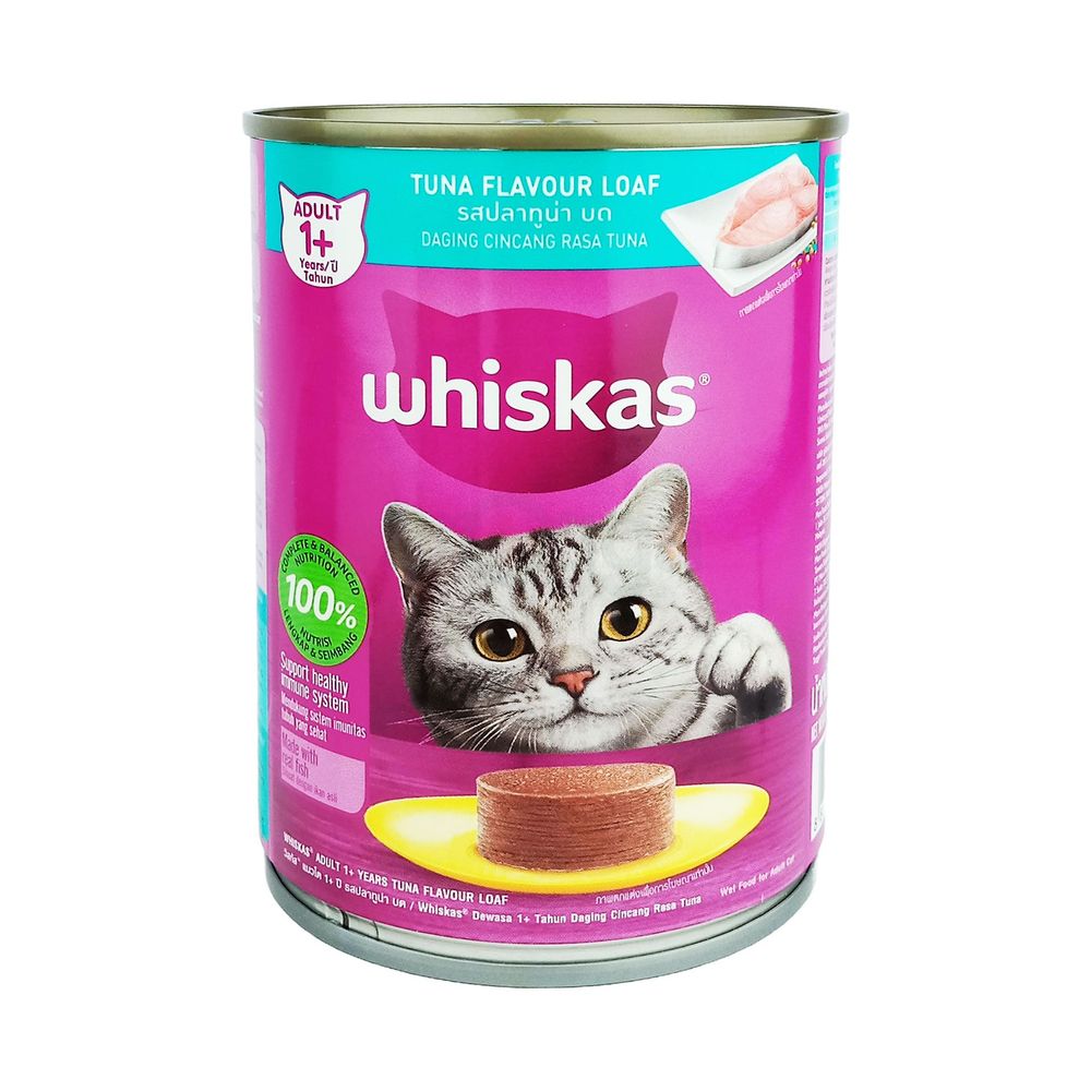 Whiskas Can Tuna Loaf 400gm - Arogga Online Pharmacy