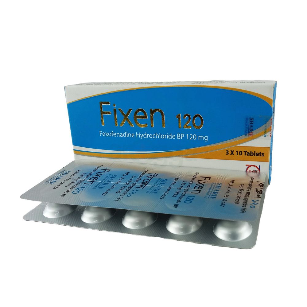 Fixen 120mg Tablet - Arogga Online Pharmacy