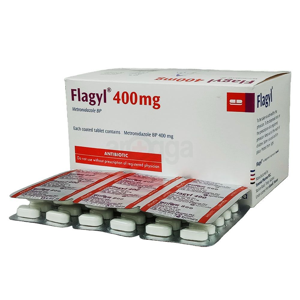Flagyl 400mg Tablet - Arogga Online Pharmacy
