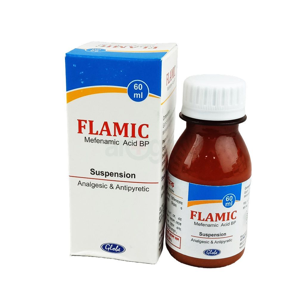 Flamic 50mg/5ml Suspension - Arogga Online Pharmacy