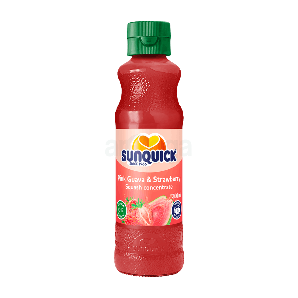 Sunquick Guava & Strawberry Squash Drink Concentrate 300ml - Arogga Ltd