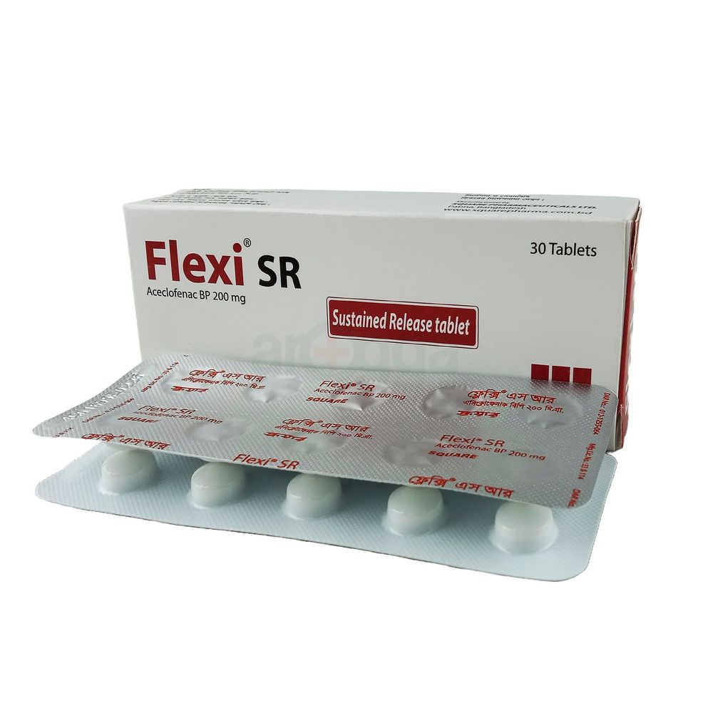 Flexi SR 200mg Tablet - Arogga Online Pharmacy