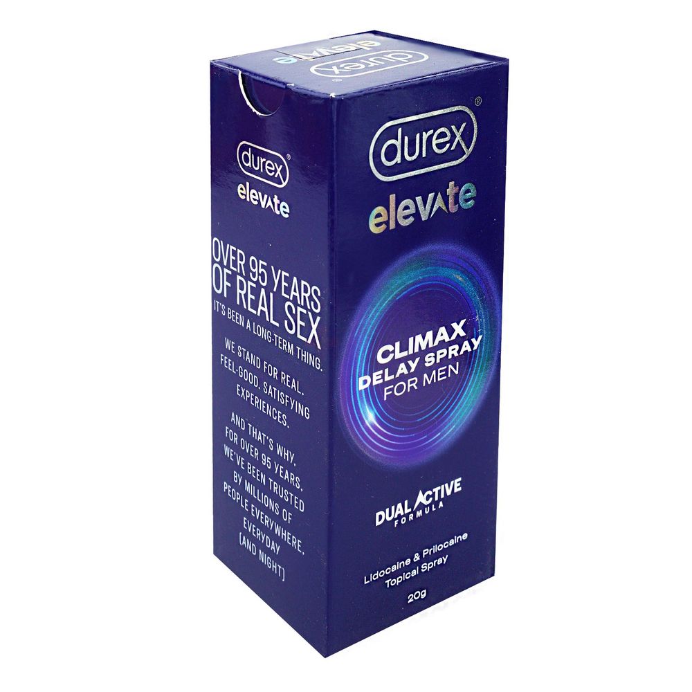 Durex Elevate Climax Delay Spray for Men 20g - Arogga Online Pharmacy
