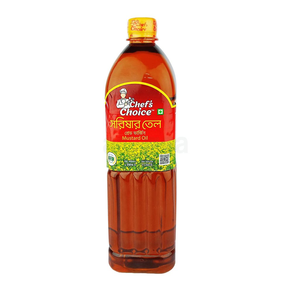 Chef's Choice Mustard Oil -1000ml - Arogga Ltd