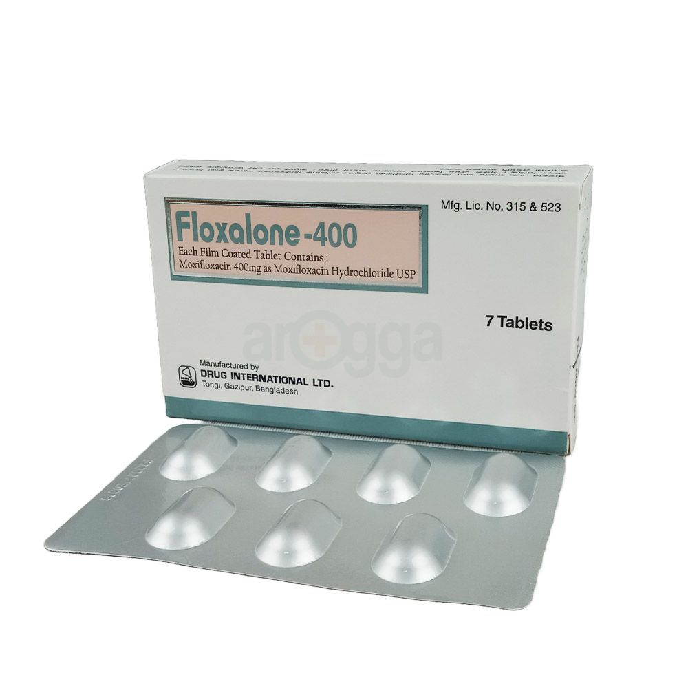 Floxalone 400mg Tablet - Arogga Online Pharmacy