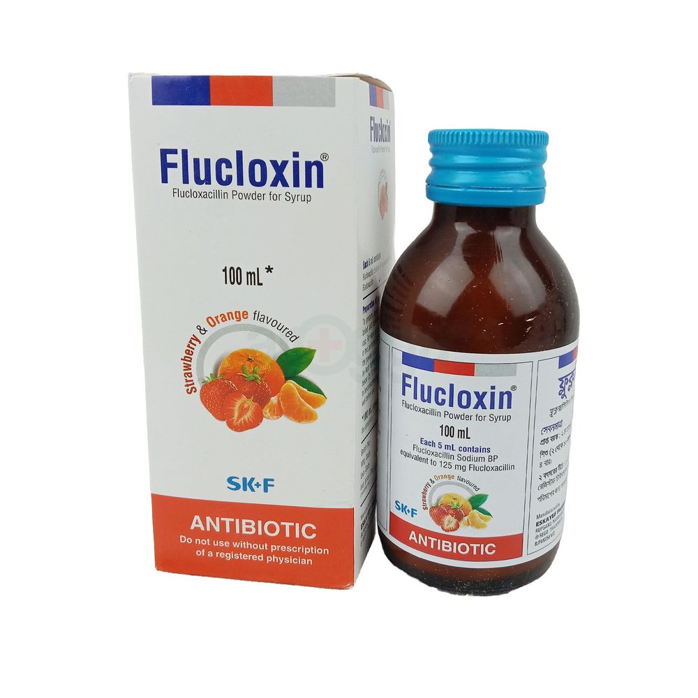 Flucloxin 125mg/5ml Powder for Suspension - Arogga Online Pharmacy