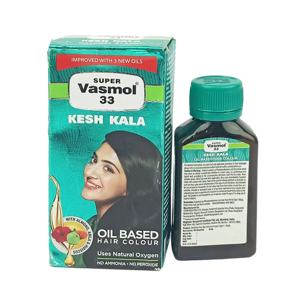 Kesh Kala Super Vesmol 33 Oil Based Hair Colour 100ml price in ...