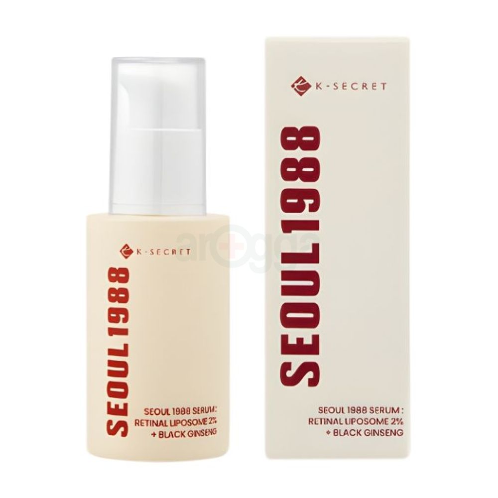 K Secret Seoul 1988 Serum with Retinol Liposome 2% + Black Ginseng 30ml ...