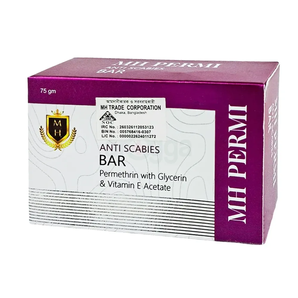 MH Permi Anti Scabies Bar 75gm price in Bangladesh | Arogga