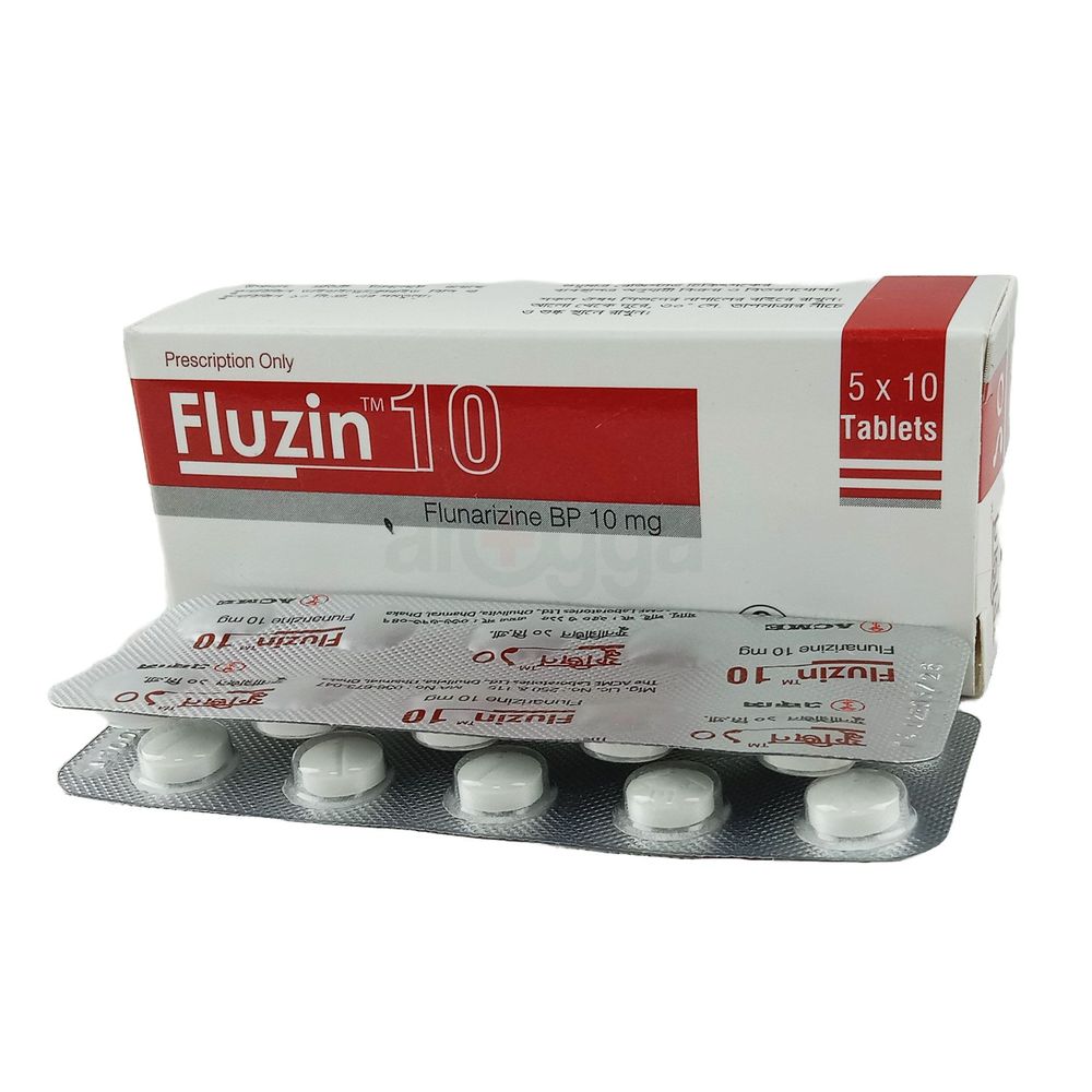 Fluzin 10mg Tablet - Arogga Online Pharmacy