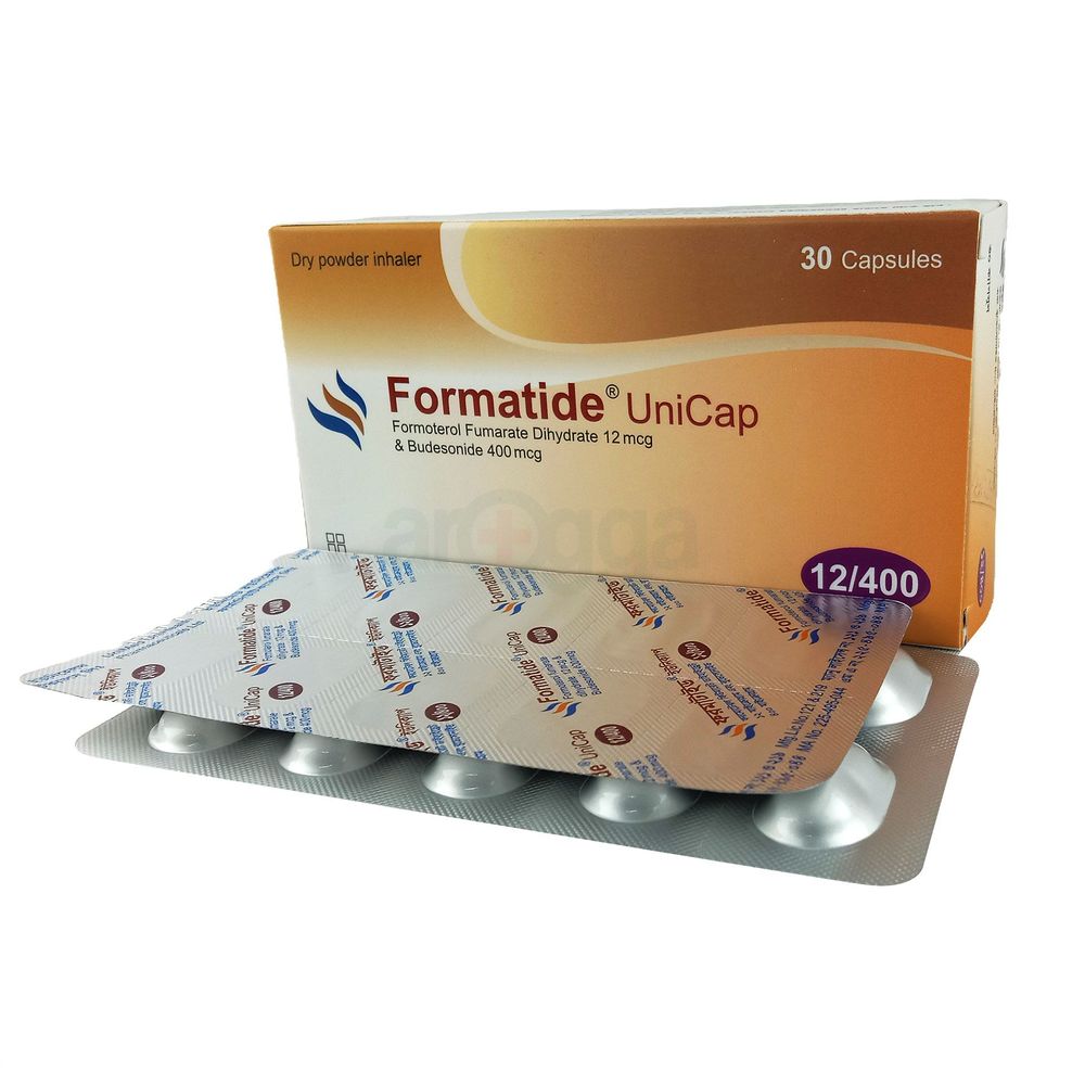 Formatide 12/400 Unicap 400mcg+12mcg Capsule - Arogga Online Pharmacy