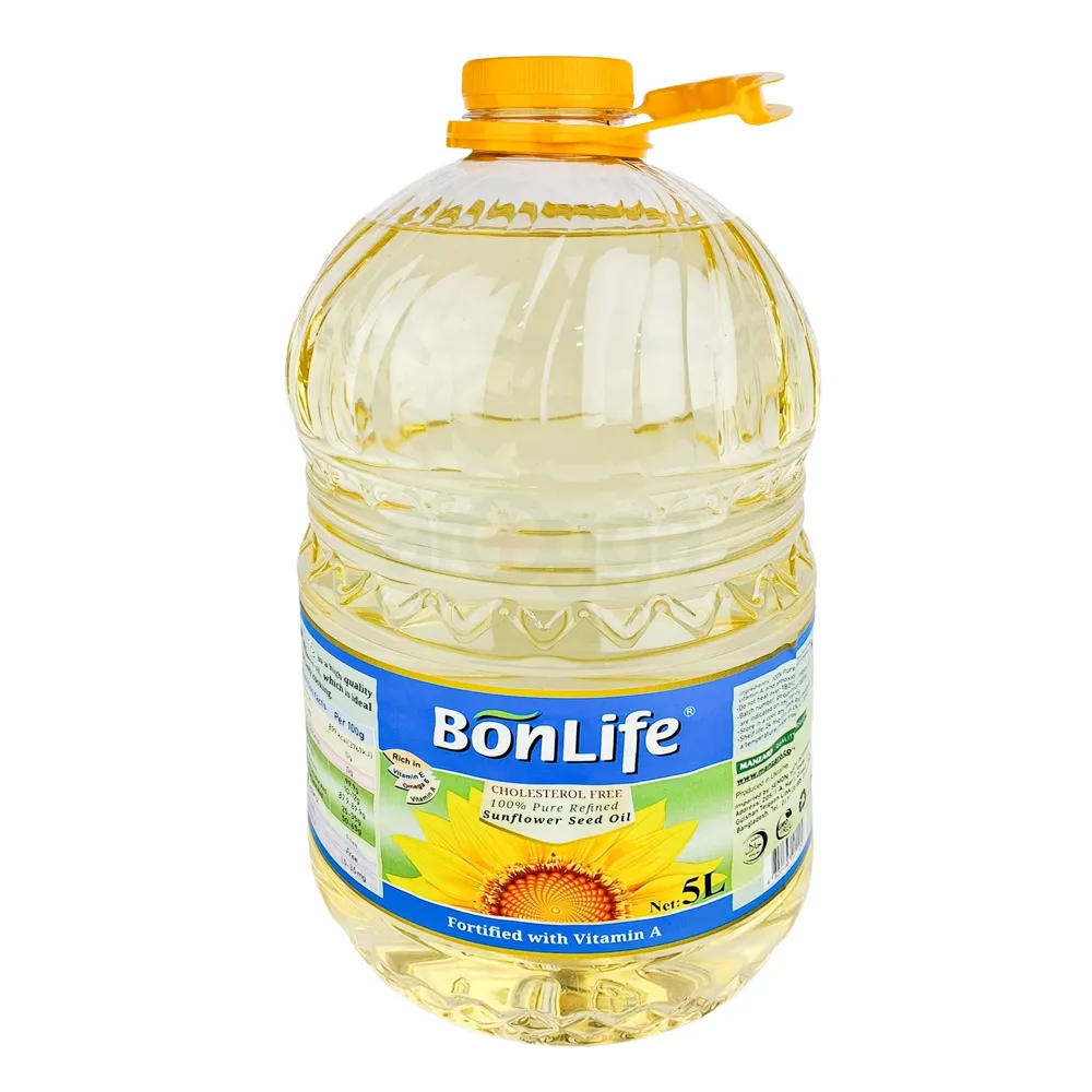 Bonlife Cholesterol Free 100% Pure Refined Sunflower Seed Oil 5000ml ...