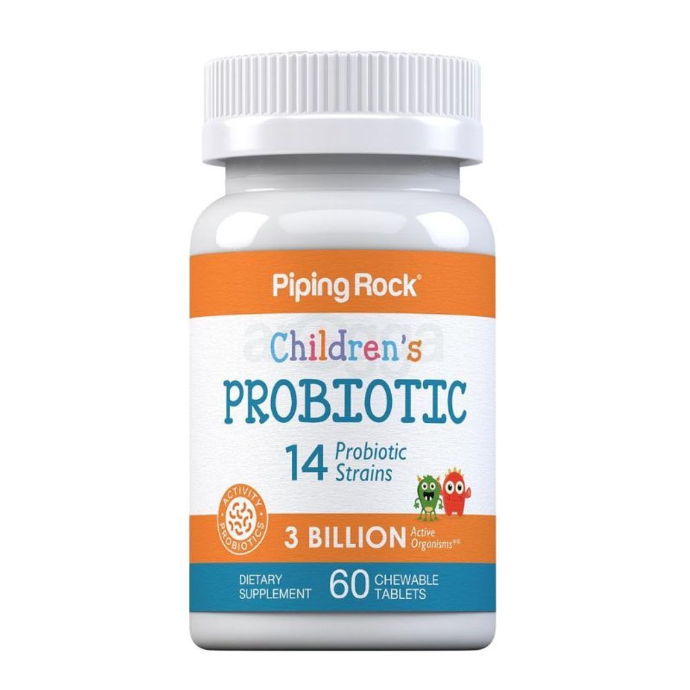 Piping Rock Children Probiotics - 3 Billion - 60 Chewable Tablets price ...
