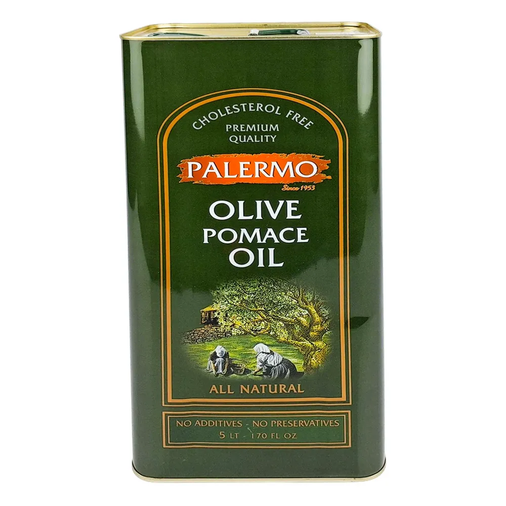 Palermo Olive Pomace Oil Cholesterol Free Premium Quality 5000ml Tin - Arogga Beauty Store
