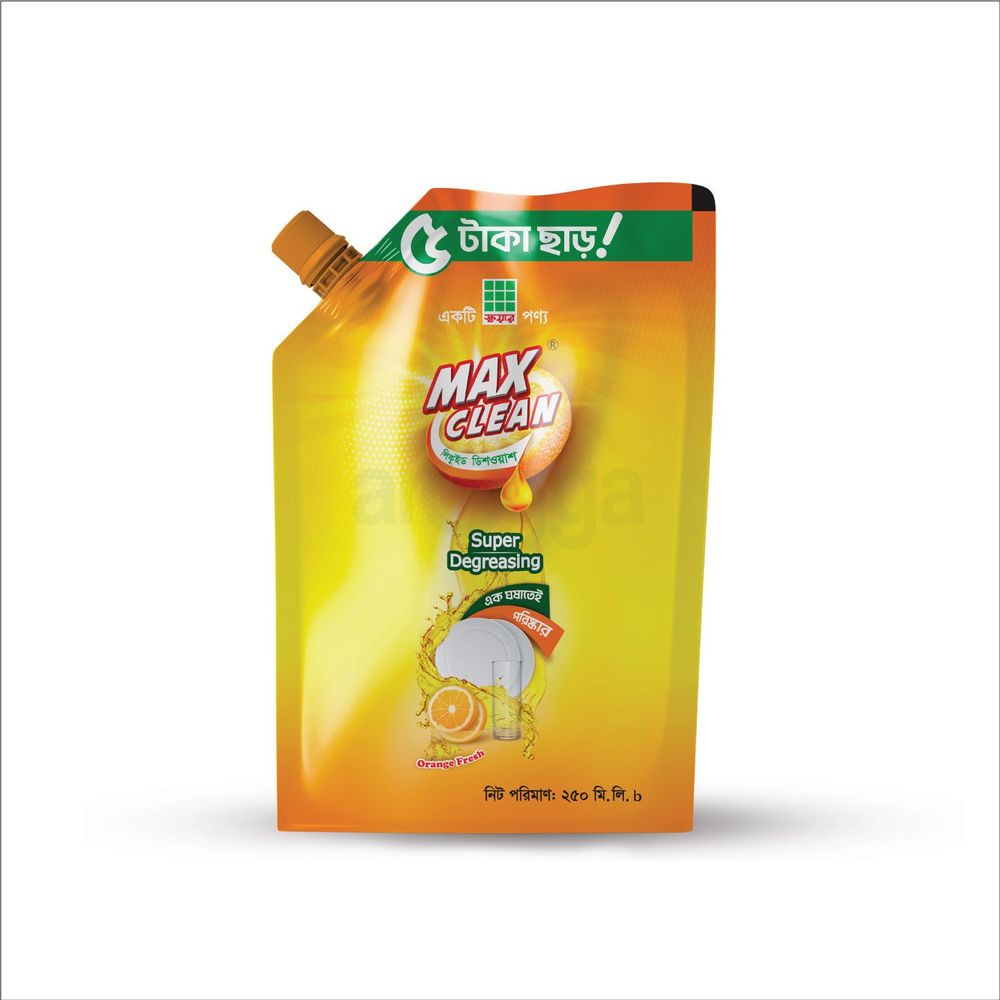 Maxclean Liquid Dishwash Refill Spout Pack 250 ml price in Bangladesh ...