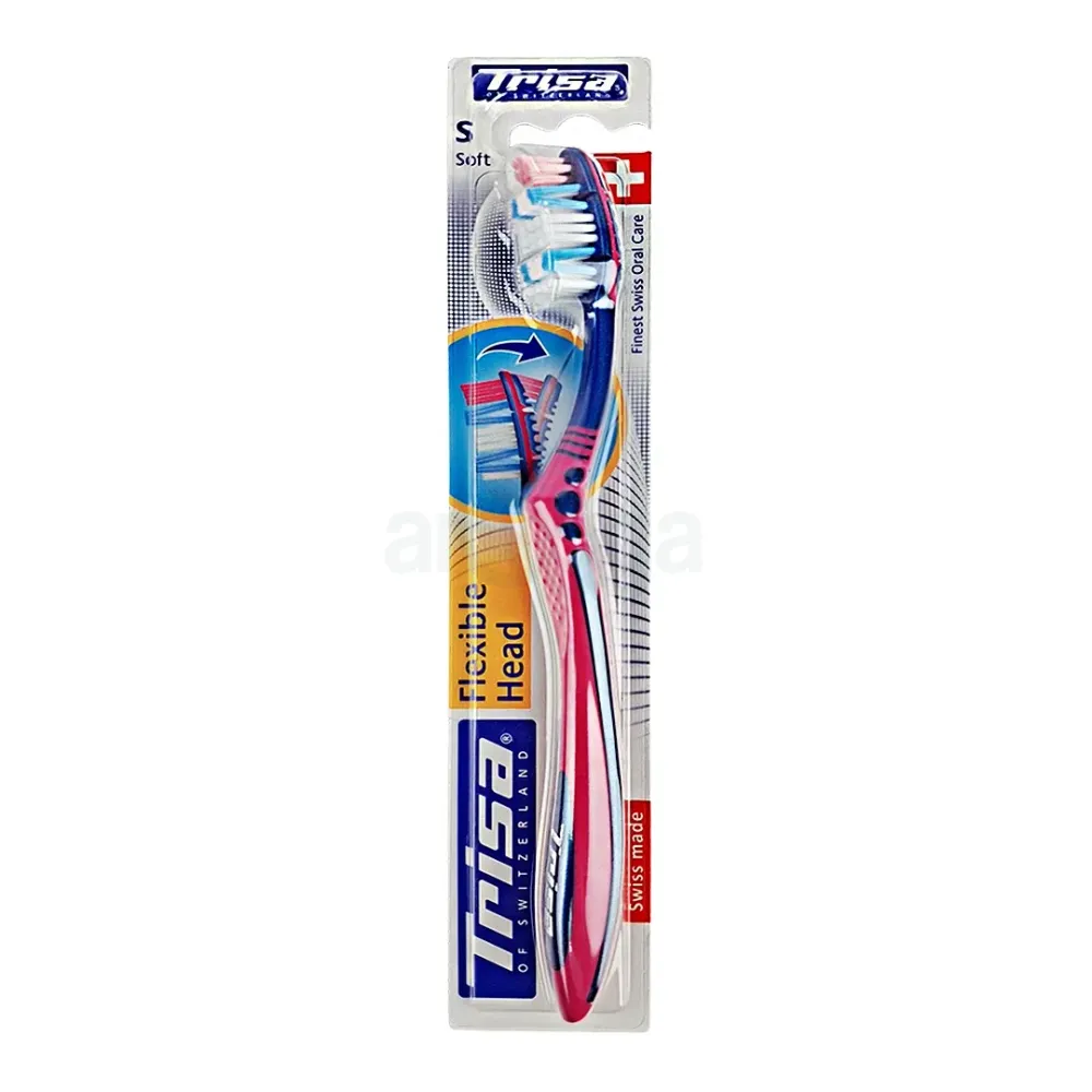 Trisa of Switzerland Flexible Head Soft Toothbrush (Prod : 121022LTS ...