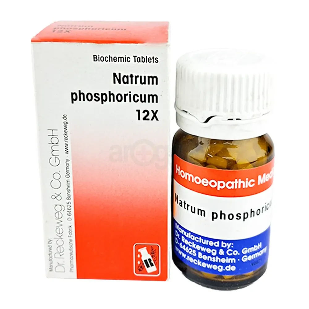 Dr. Reckeweg Natrum Phosphoricum 12X Tablet 20g - Arogga Online Pharmacy